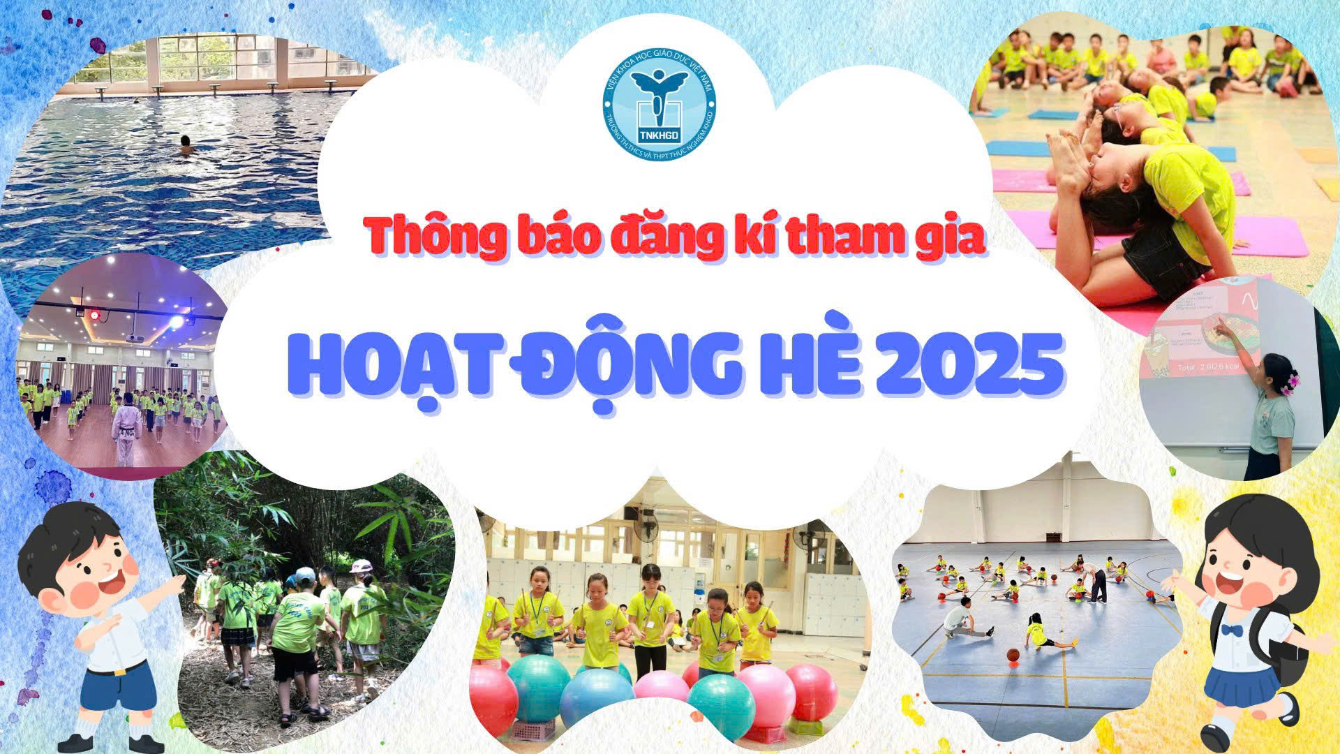 Thông báo đăng ký tham gia hoạt động hè Thực nghiệm KHGD 2025